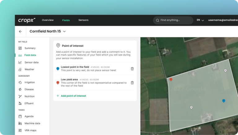 Product Updates – CropX Digital Agronomy Platform and Farm Management ...