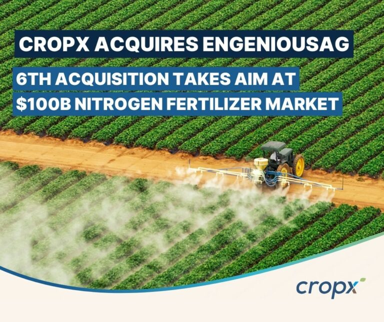 CropX Acquires EnGeniousAg for Breakthrough Nitrogen Sensing Technology – CropX Digital Agronomy ...